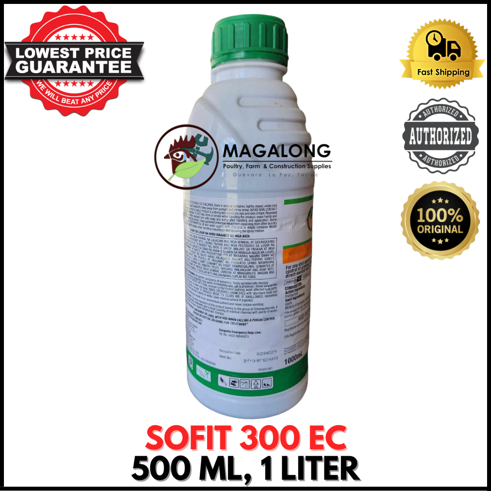 SOFIT 300 EC HERBICIDE - 500 ML, 1 LITER - BY SYNGENTA | Shopee Philippines