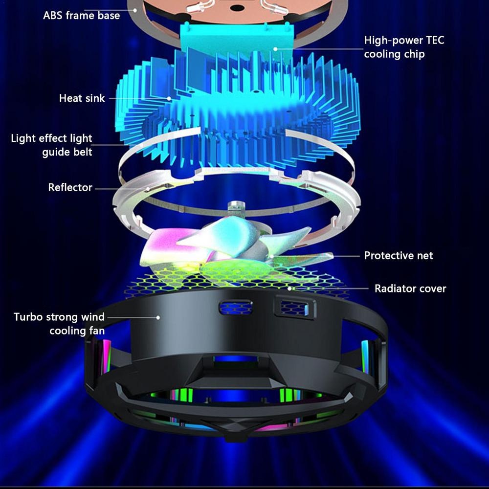 NETPAC Fan Cooler X42 Magnetic Radiator Tablet Cooling Fan For Tablet ...