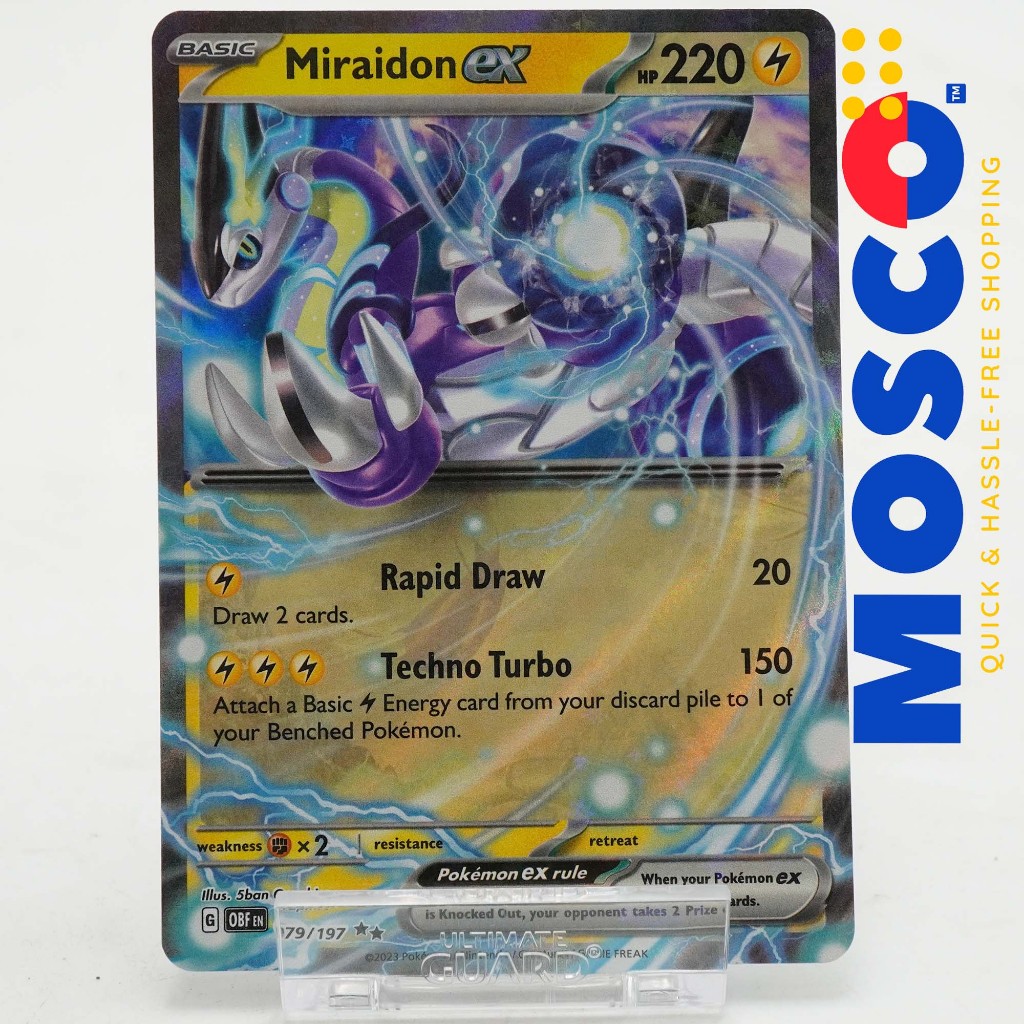 Miraidon ex - 079/197 - Ultra Rare Obsidian Flames | Pokemon TCG ...