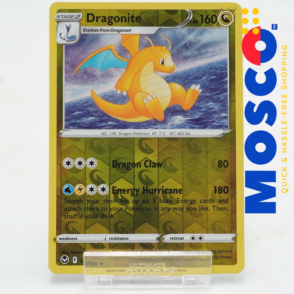 Dragonite - 131/195 - Holo Rare Sword & Shield: Silver Tempest | Pokemon TCG | Shopee Philippines