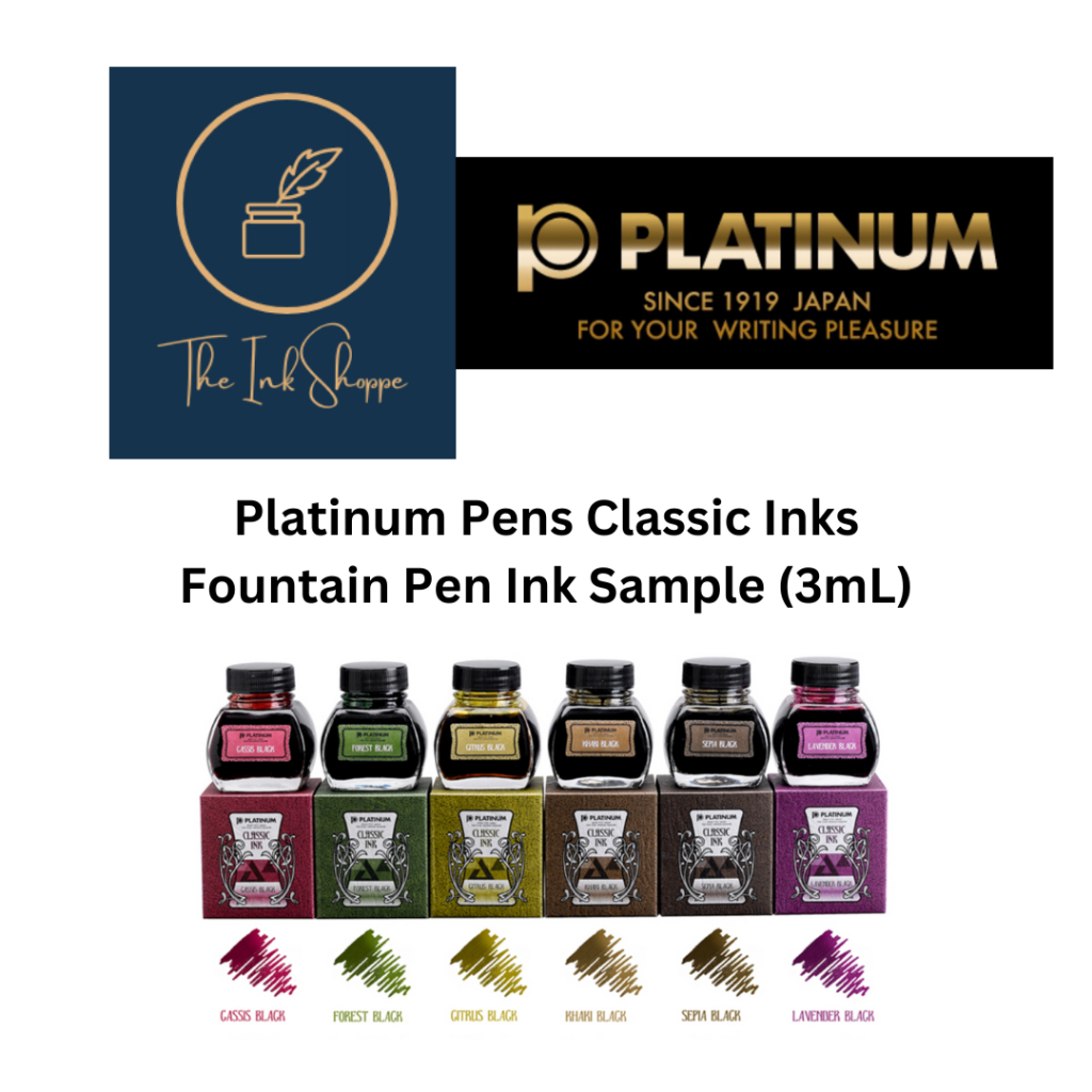 Platinum Pens Classic Fountain Pen Ink Sample (3mL) | Shopee Philippines