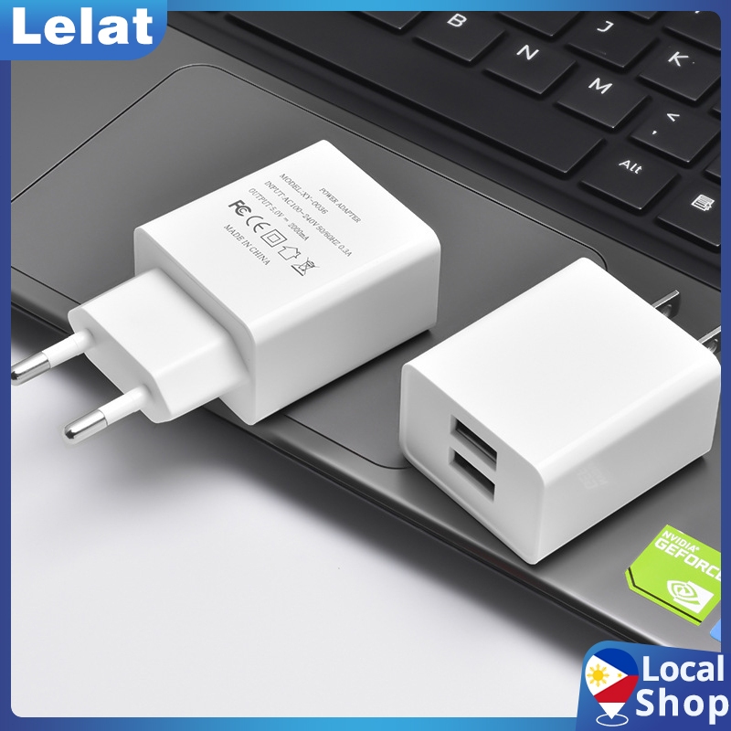 Dual Port USB Charging Head Multi-Function Universal Fast Charger 5V 2A ...