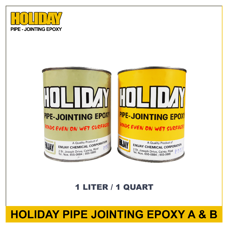 Holiday Pipe PVC Jointing Epoxy Component A & B Set 4L (1GAL) | Shopee ...