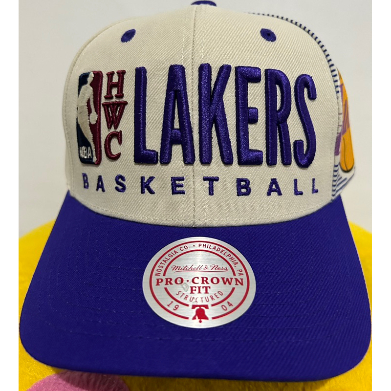 MITCHELL & NESS PRO CROWN FIT HWC NBA LOS ANGELES LAKERS | Shopee ...