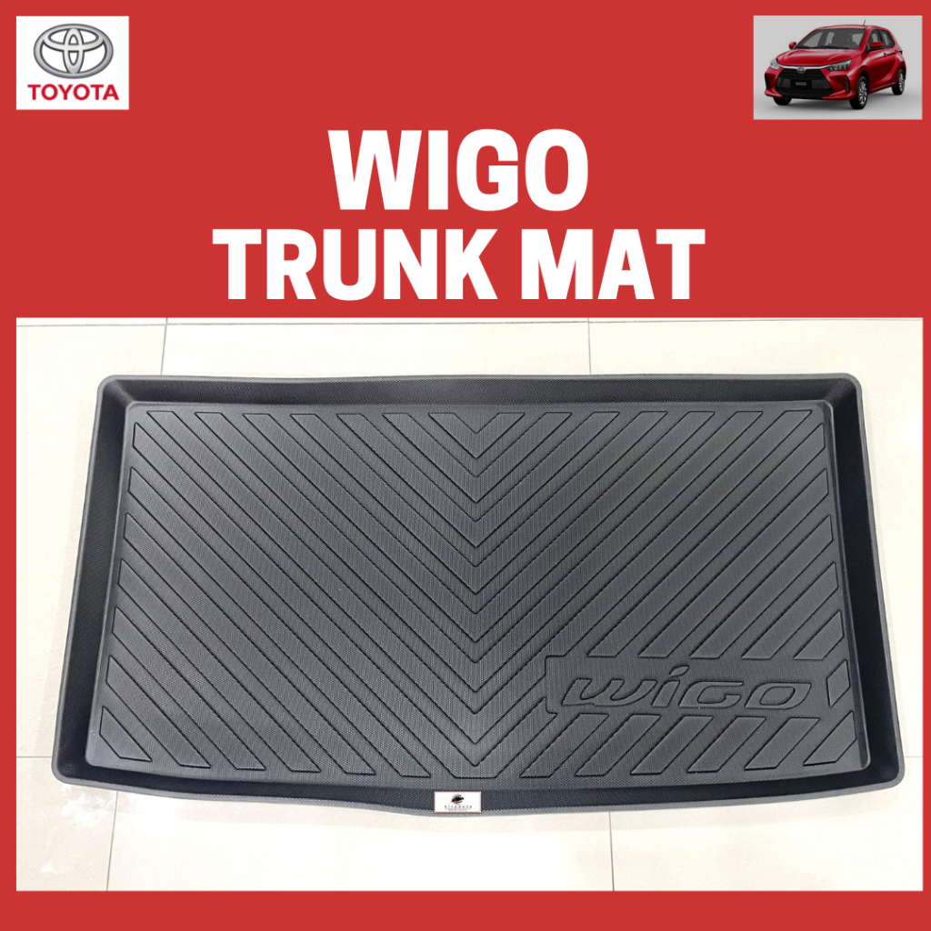 TOYOTA WIGO 2024-2026 Next Gen Trunk Tray Cargo Mat Deep Dish Matting ...