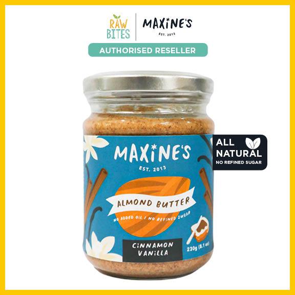 Maxine's Almond Butter Cinnamon Vanilla 230g (No Added Oil, No Refined ...