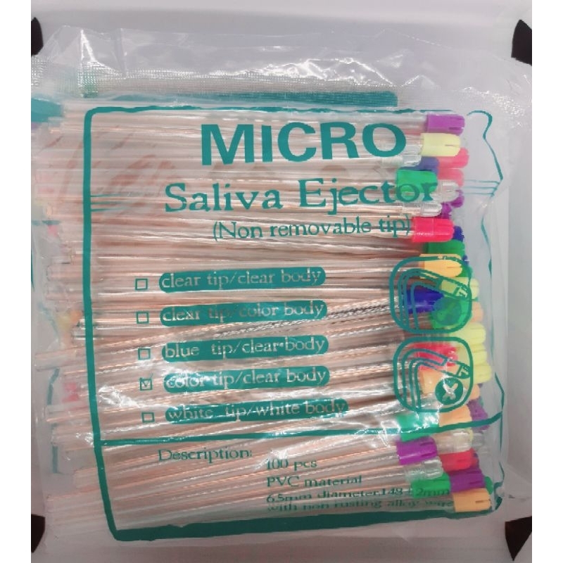 Micro Saliva Ejector 100pcs | Shopee Philippines