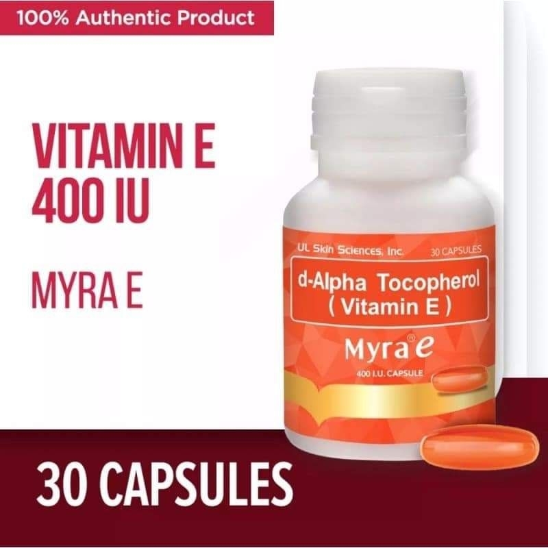 MYRA E 400 IU 30s BOTTLE | Shopee Philippines