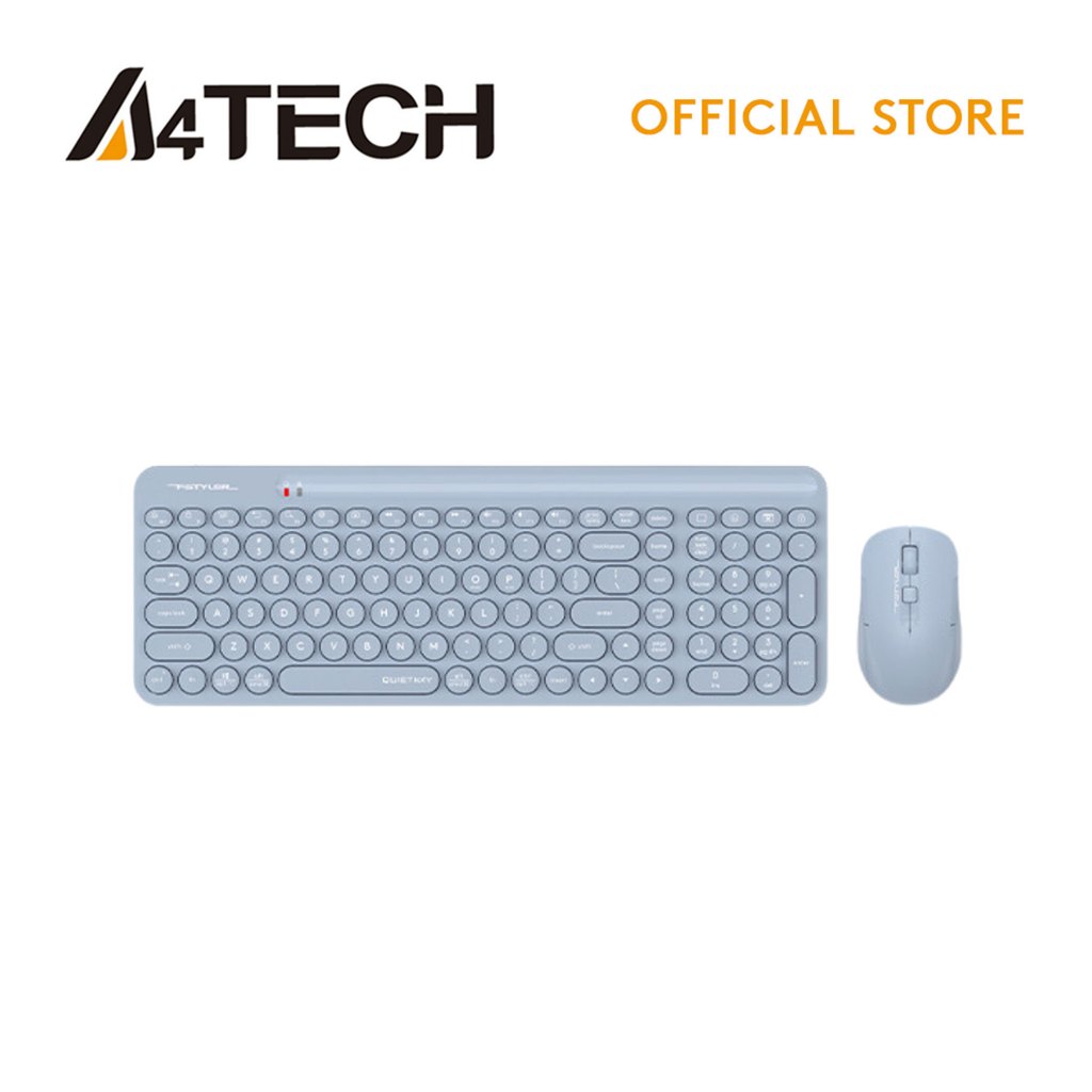 A4Tech FG3300 Air 2 QuietKey 2-Zone Wireless Keyboard and Mouse Combo ...