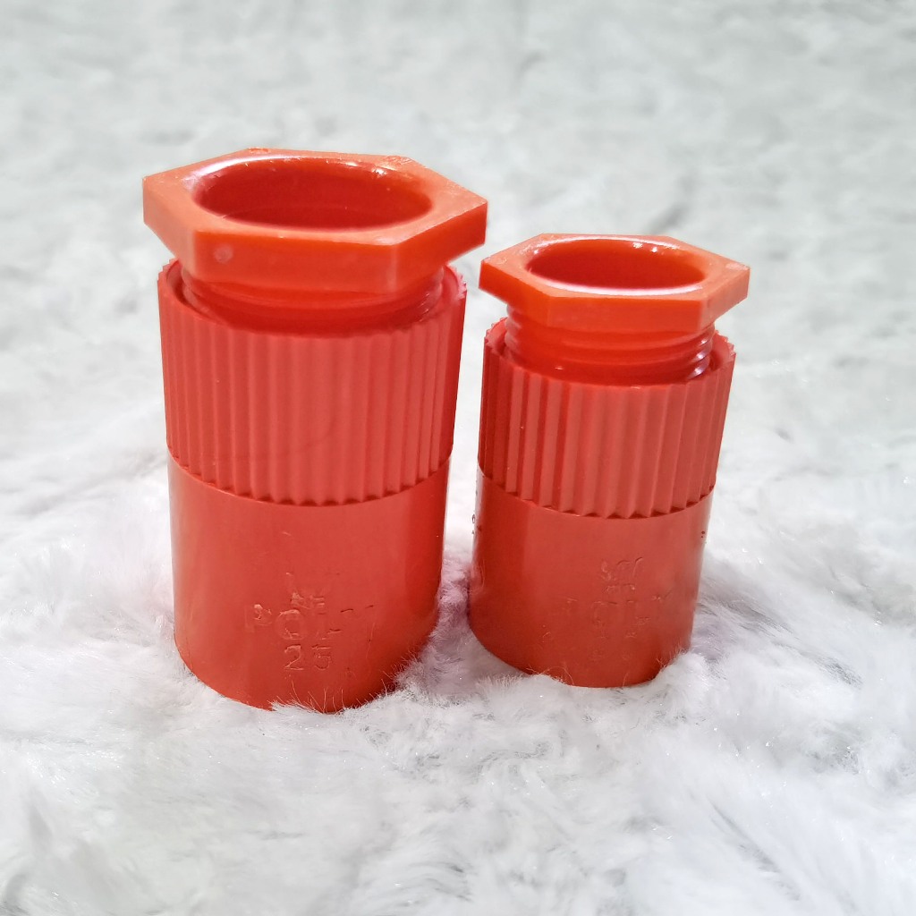 PACK 50 PCS POLY Pipe Connector 1/2" 20mm 3/4" 25mm PVC Plastic Heavy ...
