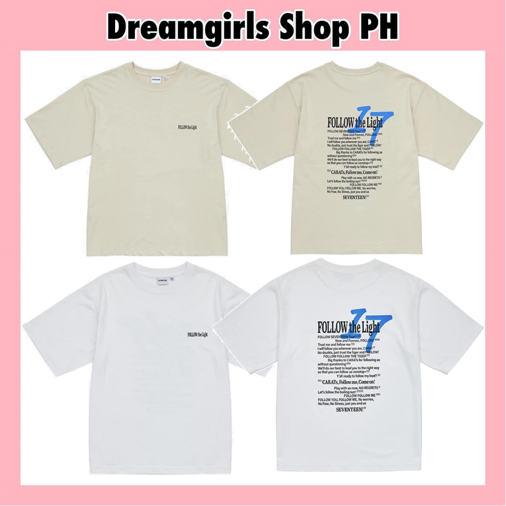 SEVENTEEN Follow Tour Merch Official T-Shirt | Shopee Philippines