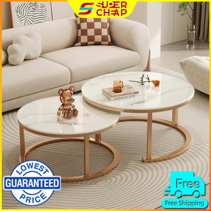 【Free Shipping】Nordic Center Table Light Luxury Sofa Side Table for ...