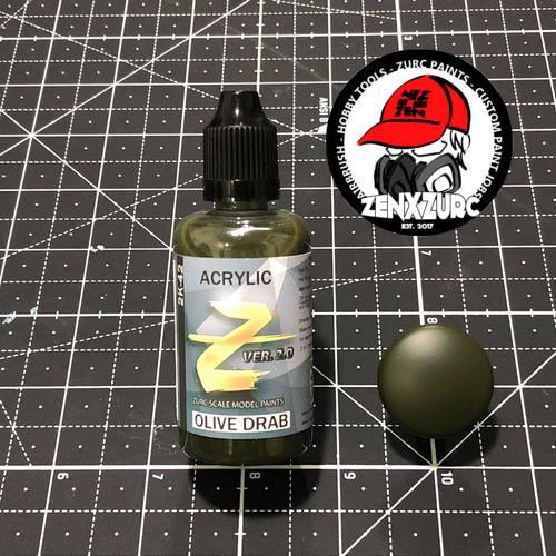 ZurC HOBBY PAINTS 2K Series 2K042 OLIVE DRAB | Shopee Philippines
