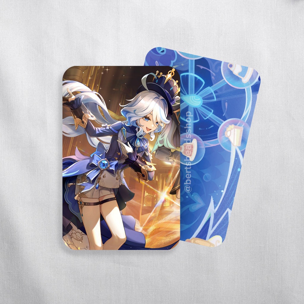 Genshin Impact Photocards - FURINA Textured Photocards Front and Back ...