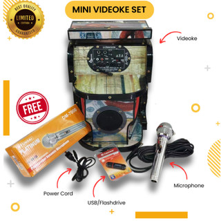 MINI VIDEOKE/KARAOKE BLUETOOTH SPEAKER WITH PLATINUM MICROPHONE AND USB ...