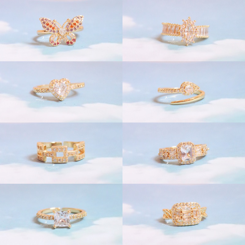 Adjustable Friendship Promise Rings with Free Box by Moonlight Jewelry ...