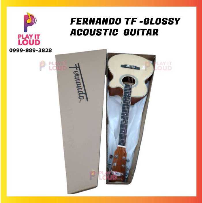 Fernando TF-GLossy Acoustic Guitar | Shopee Philippines