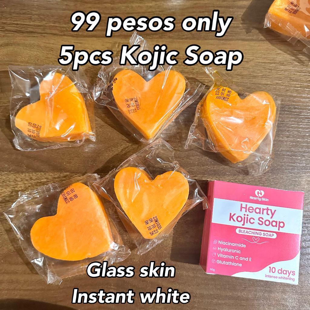 BUY 5 pcs For ONLY 99 PESOS Heatyskin Kojic Papaya Soap 60g 5pcs ...