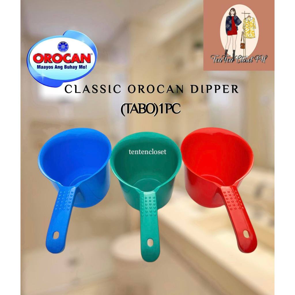 1PC CLASSIC OROCAN DIPPER/TABO (BLUE/GREEN/RED COLOR) | Shopee Philippines