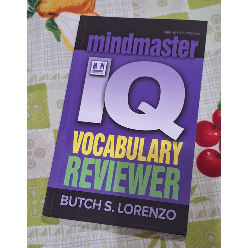 MIND MASTER IQ VOCABULARY REVIEWER by Butch Lorenzo | Shopee Philippines