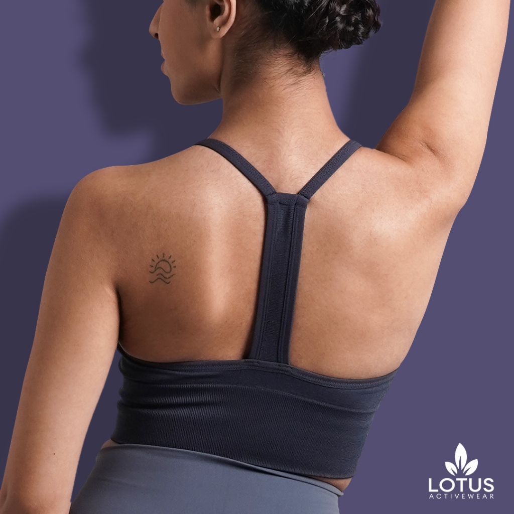 Lotus Activewear Core Collection: Padded Melody Seamless Sports Bra ...