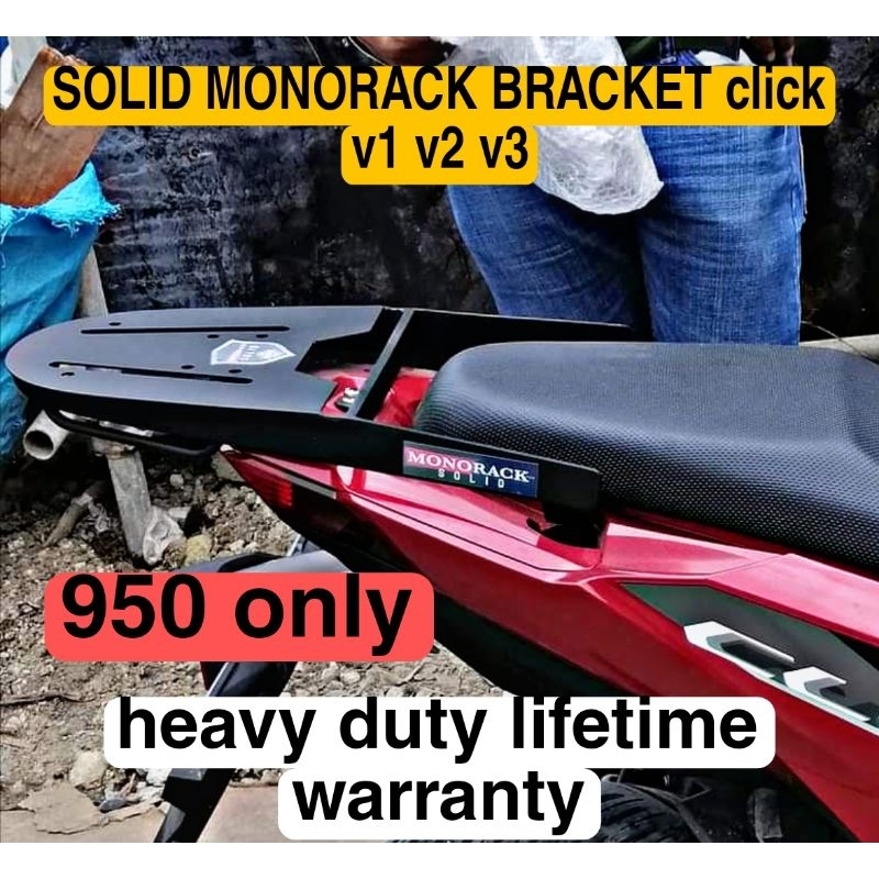 SOLID monorack bracket for click v1 v2 v3 | Shopee Philippines