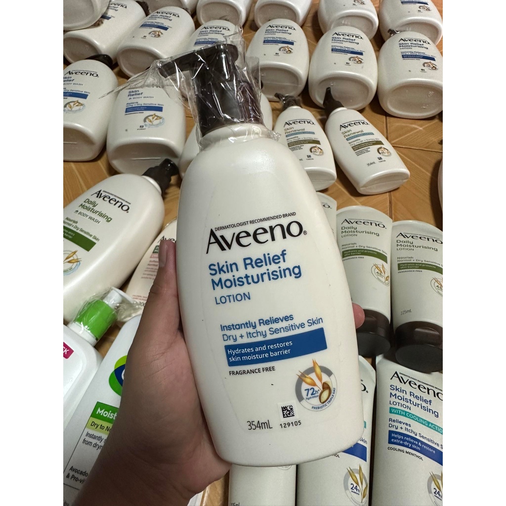 Authentic Aveeno skin relief moisturising lotion 354ml | Shopee Philippines
