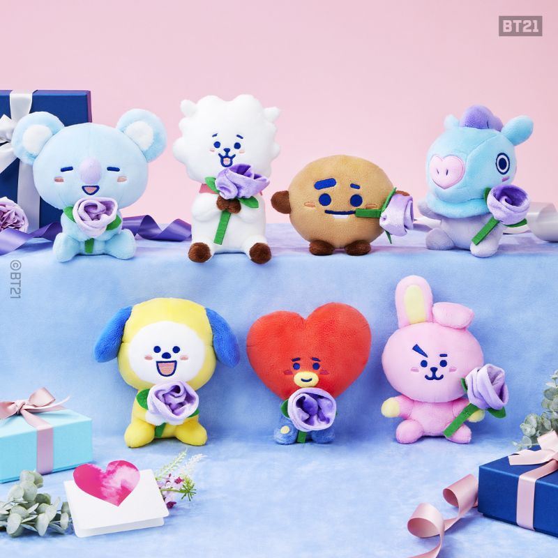 BTS / BT21 Gift - RJ, Shooky, Mang and Koya Plush | Shopee Philippines