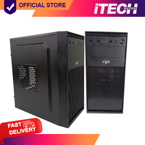 CVS 1718 COMPUTER CASE W/ 5.25" DRIVEBAY & 750W PSU -120MM FAN/FLAT ...