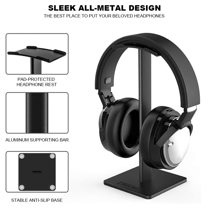 Headphones Stand Holder Gaming Headset Stand Earphone Display Rack ...