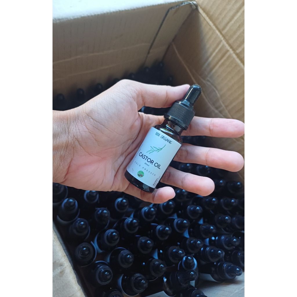 WHOLESALE Organic Castor Oil Cold Pressed in DROPPER (For Hair and Body ...