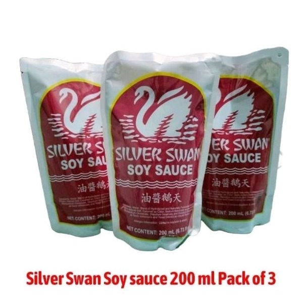 Silver Swan Soy sauce 200mlx3 | Shopee Philippines