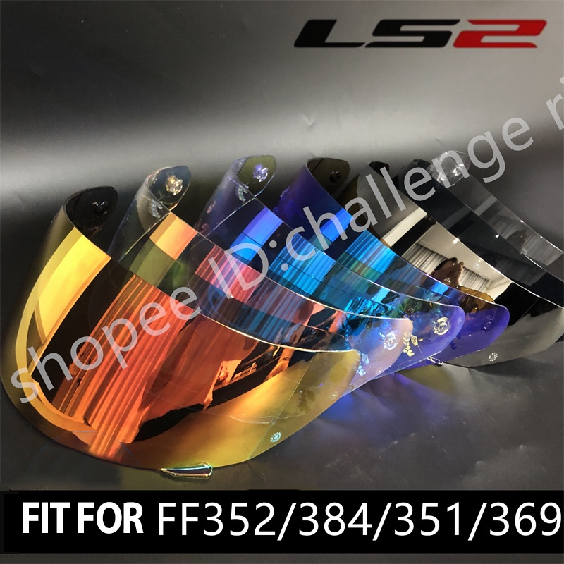 Ls2 Visor Lens Rookie FF352 FF-MHR-15 FF384 FF351 FF369 Helmet | Shopee ...