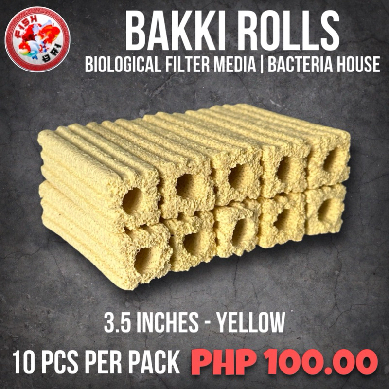Bakki Roll Bacteria House Filter Media for Aquarium 6 & 3.5 inches ...