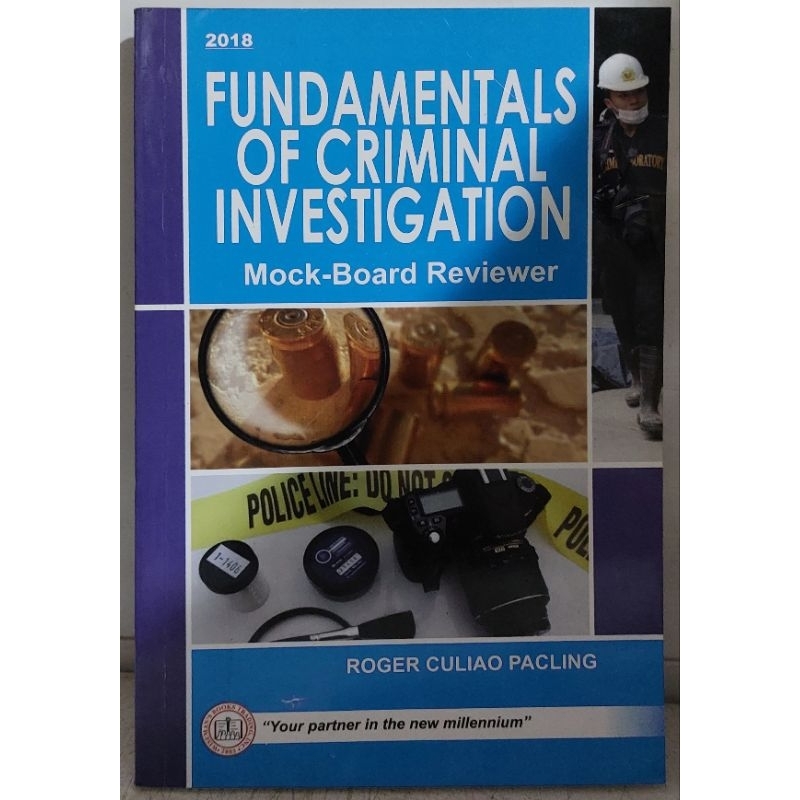 Fundamentals of Criminal Investigation (Mock-Board Reviewer) | Shopee ...