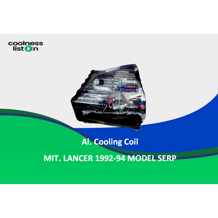 AL. COOLING COIL MIT. LANCER 1992-94 MODEL SERP. | Shopee Philippines
