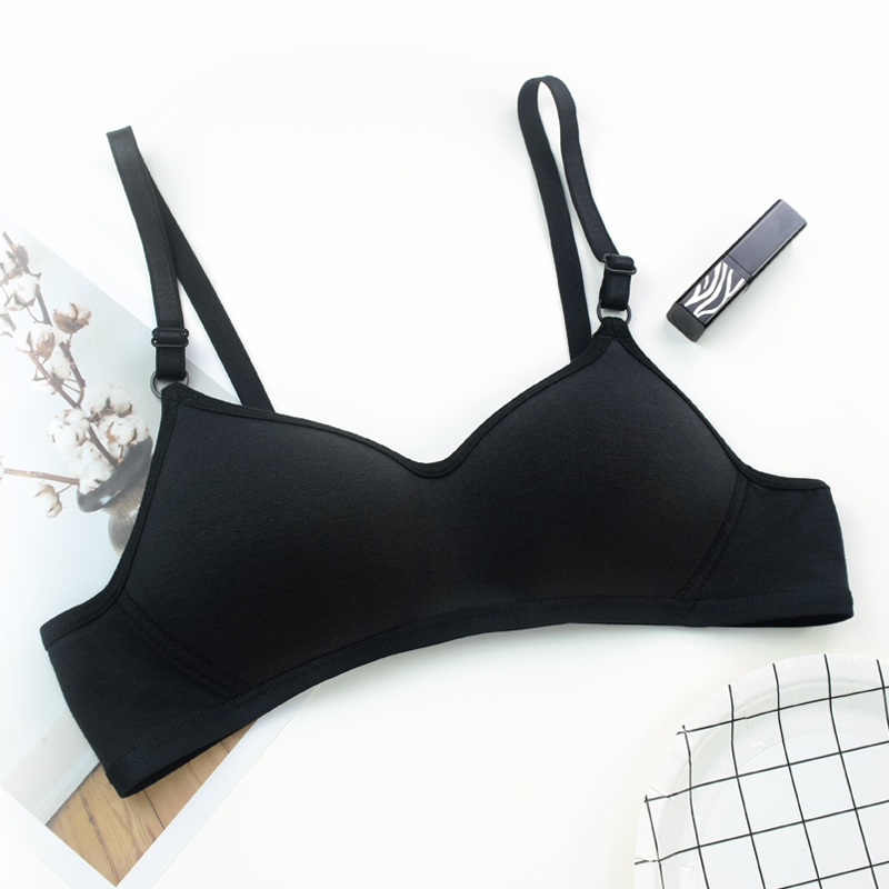 Wireless bra for women push up non wire korean cotton underwear with ...