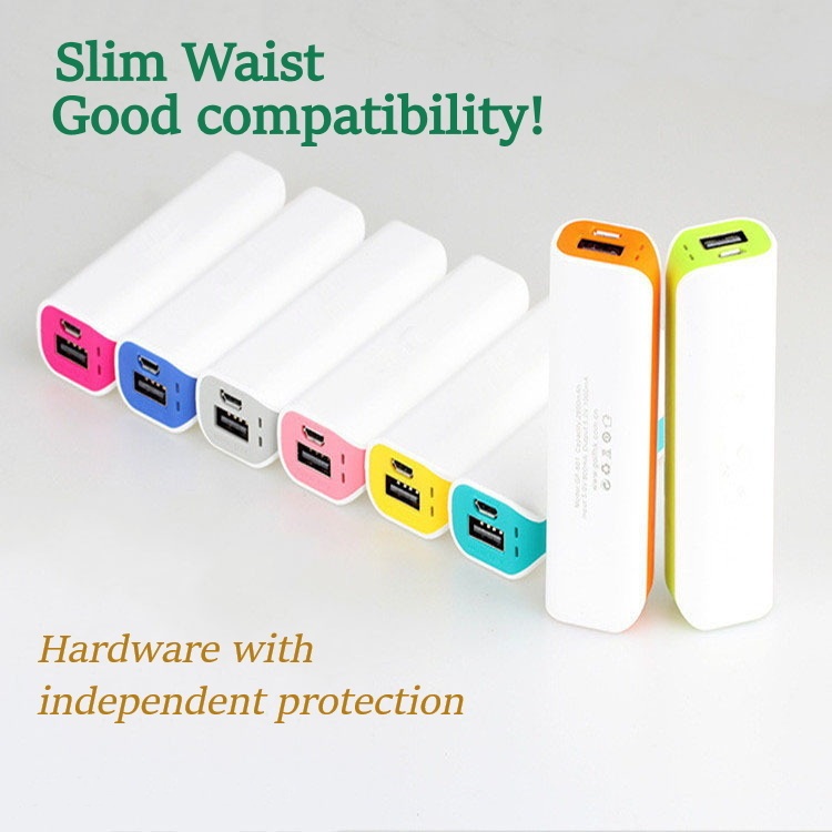 Portable mobile power battery pack emergency charging 2600mAh | Shopee ...