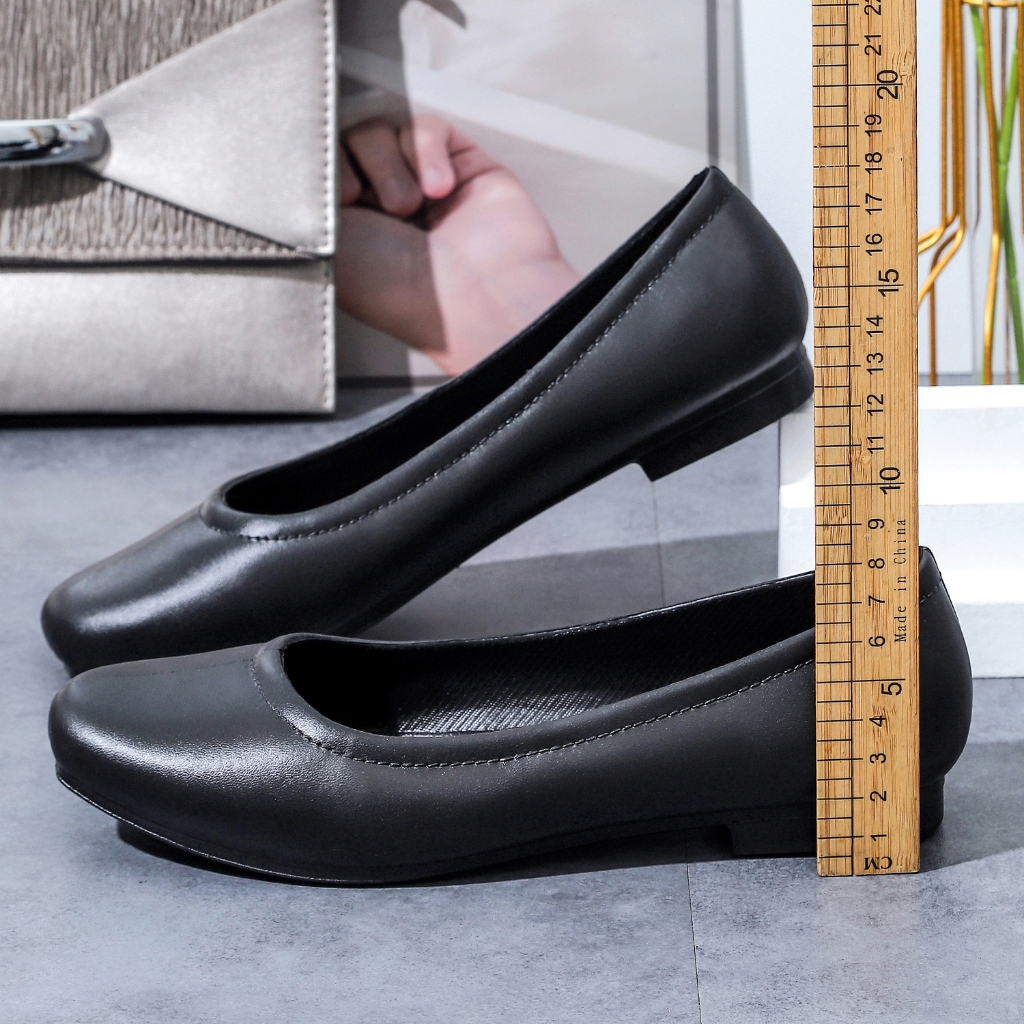 SHUTA new （LJ530）office and school casual women's black shoes | Shopee ...