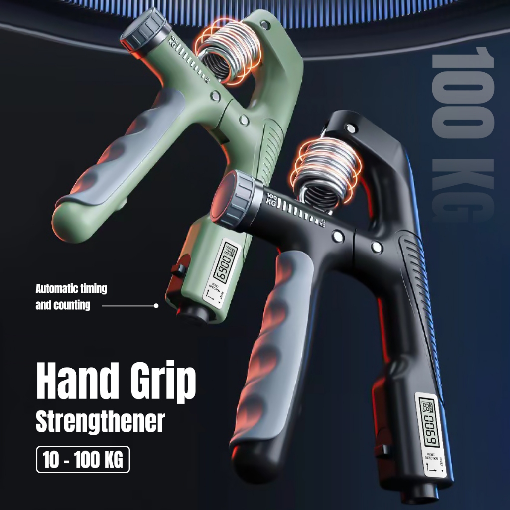 Hand Grip 100KG Hand Gripper Automatic Timing&Counting Strength ...