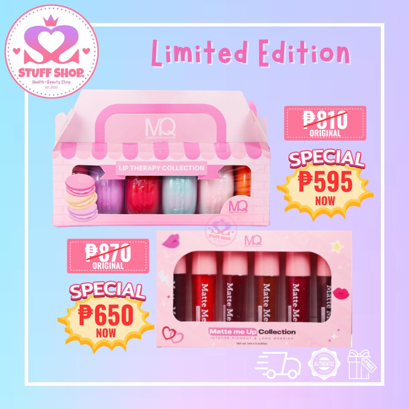 MQ Cosmetics Lip Theraphy Bundle and Matte Me Up Bundle | Shopee ...