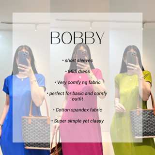 BOBBY BASIC MIDI DRESS | Shopee Philippines