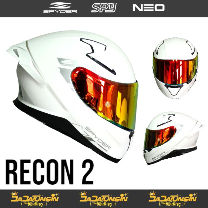 SPYDER Reconv2 Fullface Dual Visor Helmet | Shopee Philippines