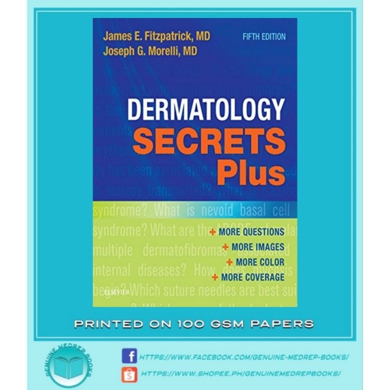 DERMATOLOGY SECRETS PLUS 5TH EDITION | Shopee Philippines