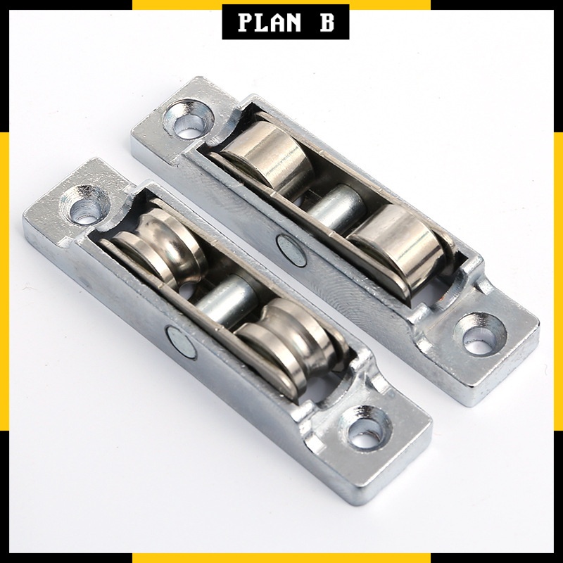 5pcs Sliding Door Window Pulley Flat/Slot Wheels Stainless Steel ...