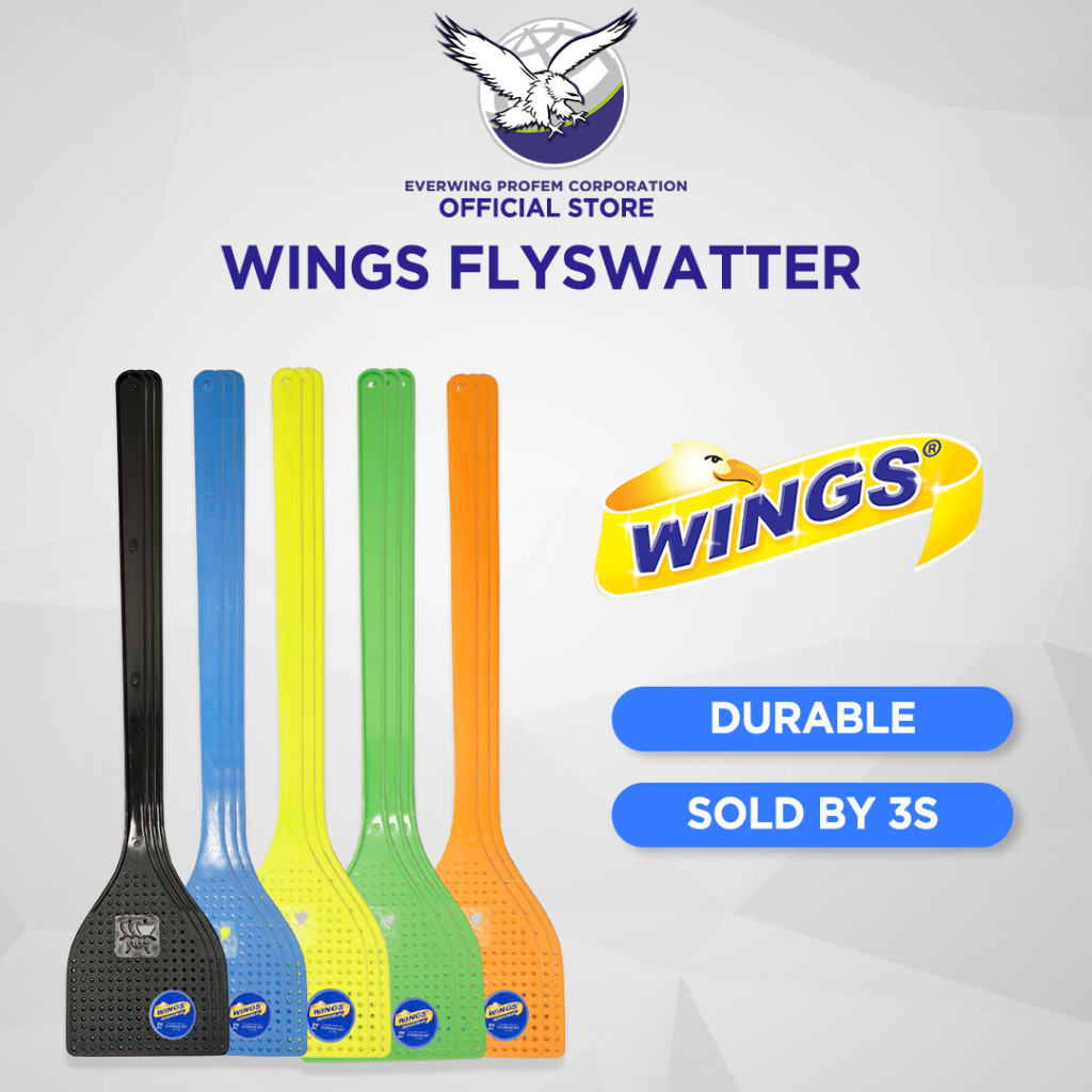 Wings Flyswatter Regular 3's (pamalo sa lamok) | Shopee Philippines