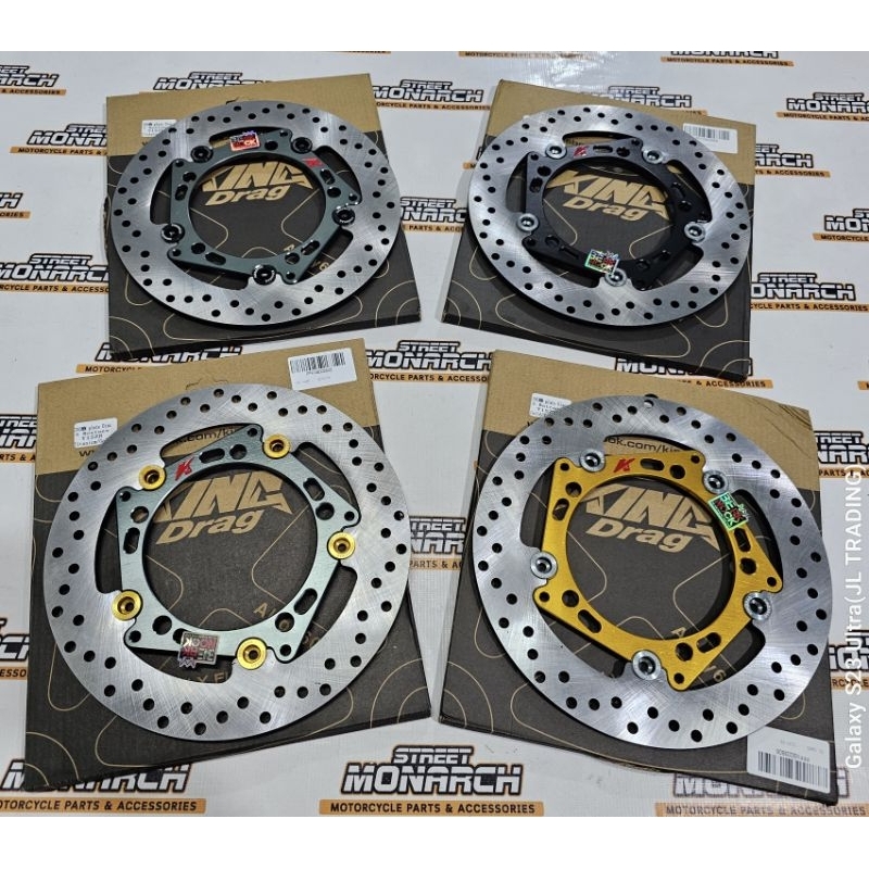 KING DRAG FRONT ALLOY FLOATING DISC 245MM FOR YAMAHA SNIPER 155 VVA/150 ...