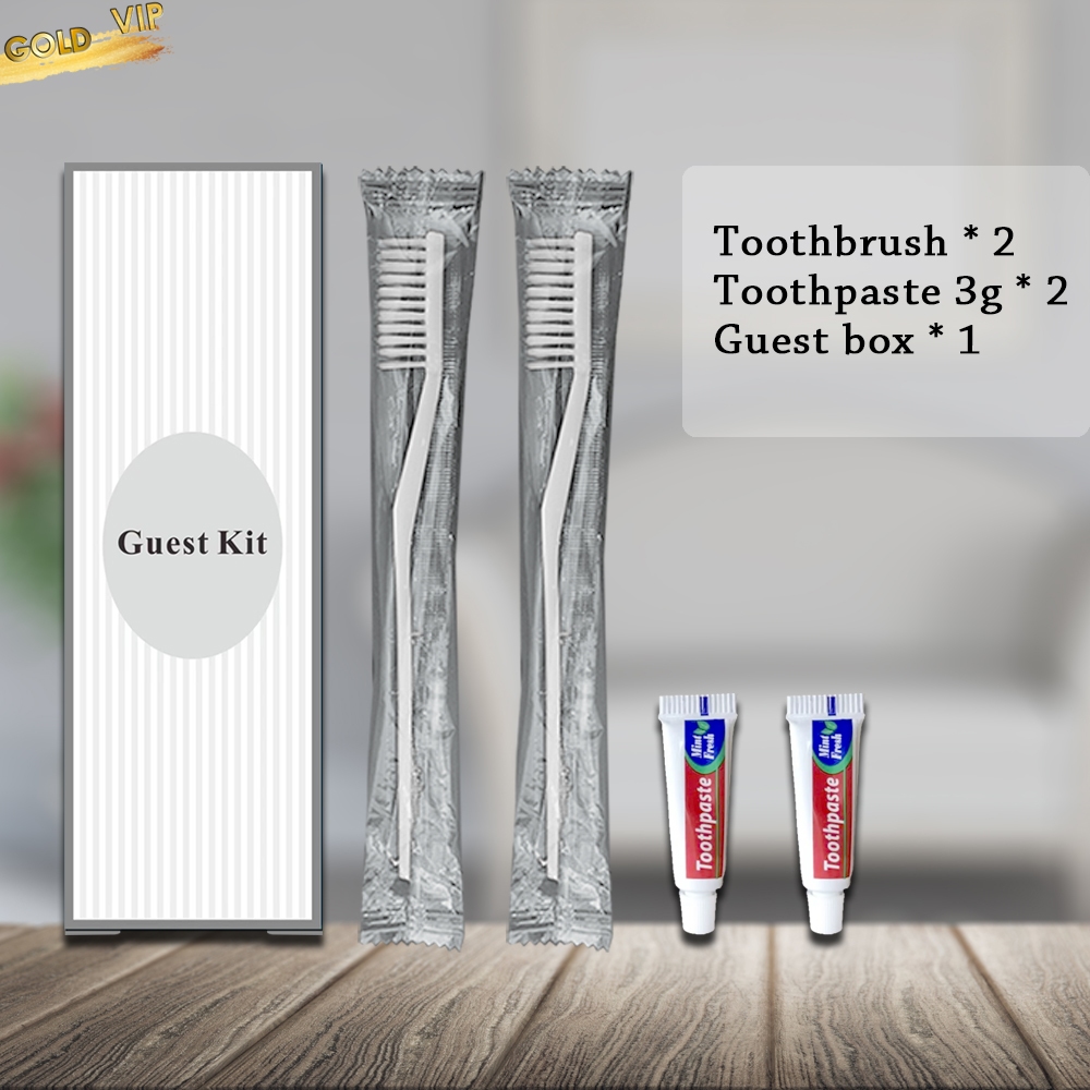 2 person Hotel Guest Kit 100sets 【GOLD HOTEL SUPPLIES】 | Shopee Philippines