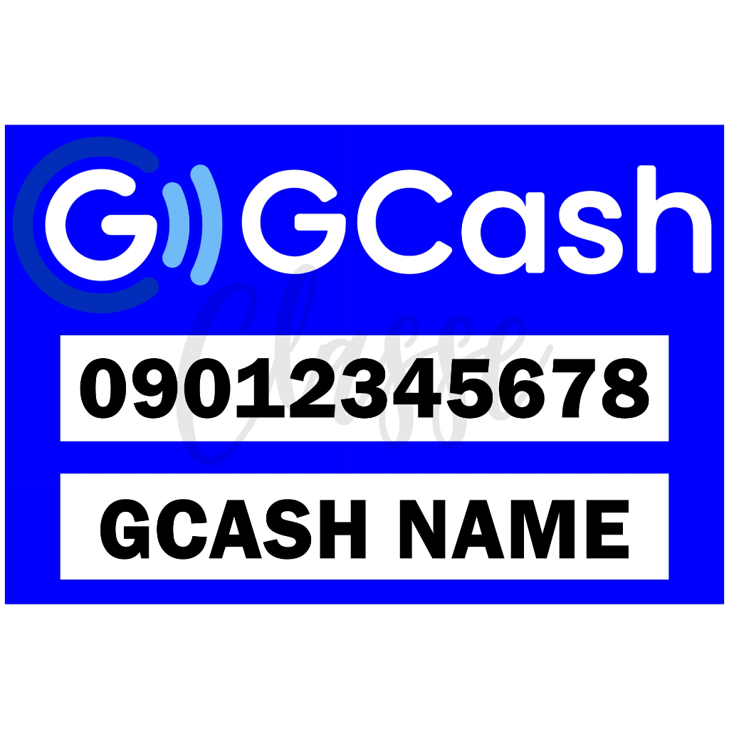 LOAD/GCASH/BILLS PAYMENT LAMINATED LOAD SIGNAGES A4 SIZE 180GSM PAPER ...