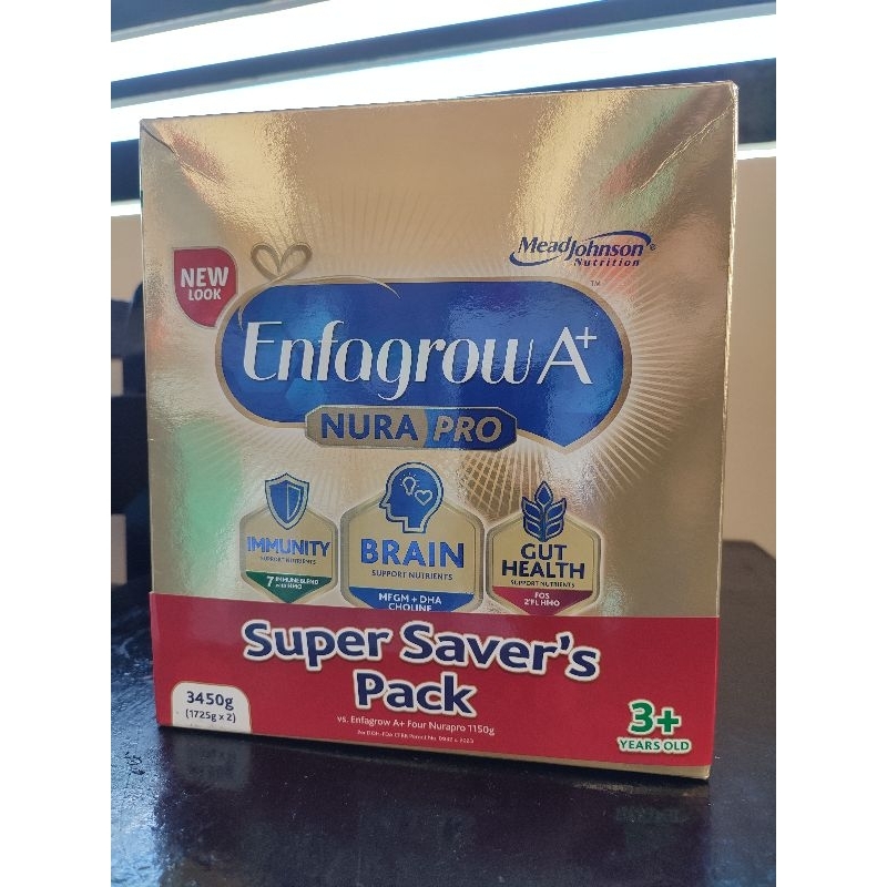 NEW LOOK ‼️3.450kg Enfagrow A+ Four Powdered Milk Drink for 3+ (NURA ...